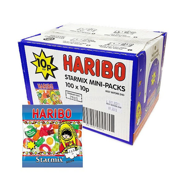 Haribo Starmix Small Bag (100 Pack) 72443
